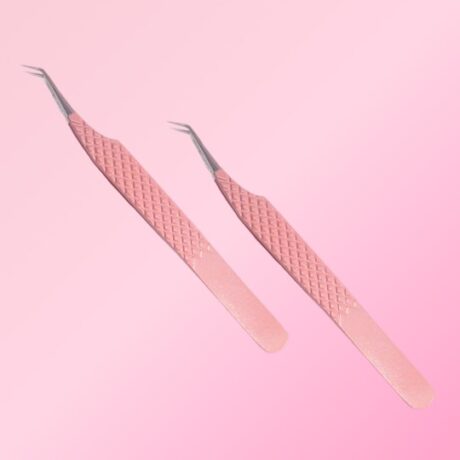 Angle Tweezer - Micro Grip - MK LASH FAN