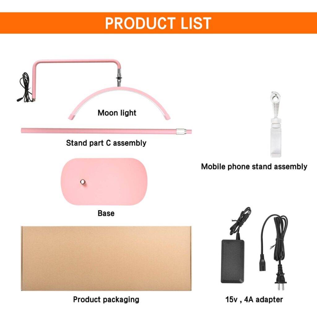 Premium LED Half Moon Light - MK LASH FAN