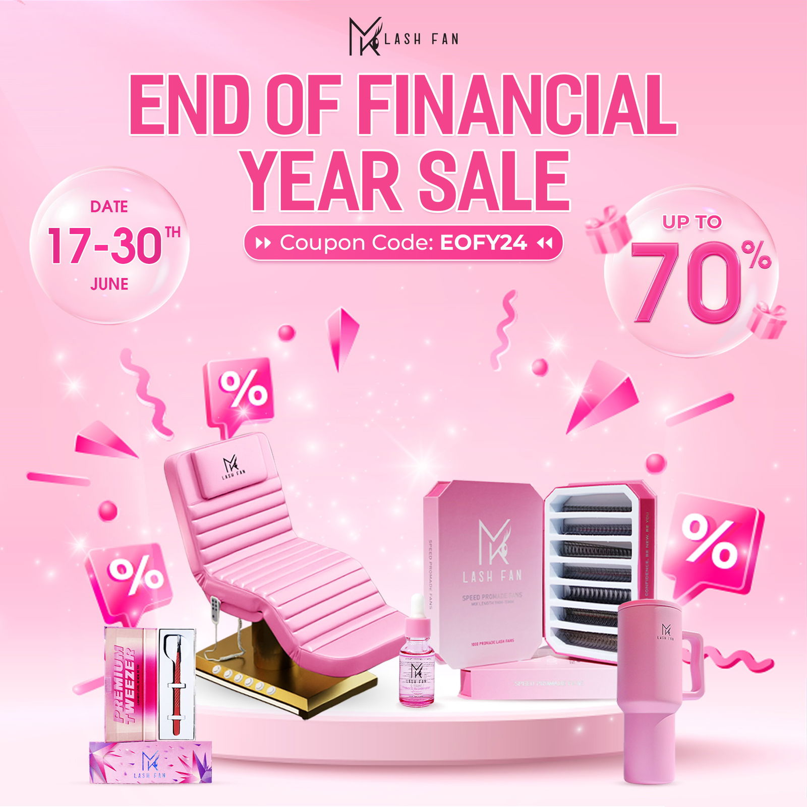 PROMOTION - MK LASH FAN